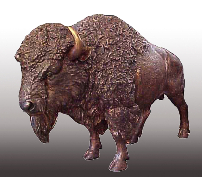 Bronze Bull, Bison, Buffalo Statues | Bronze School Mascots