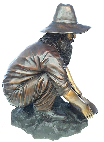 Bronze Gold Miner Prospector Fountain (2021 Price)