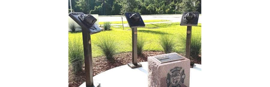 Bronze Custom Firefighter Helmet Memorial | Bronze Depot